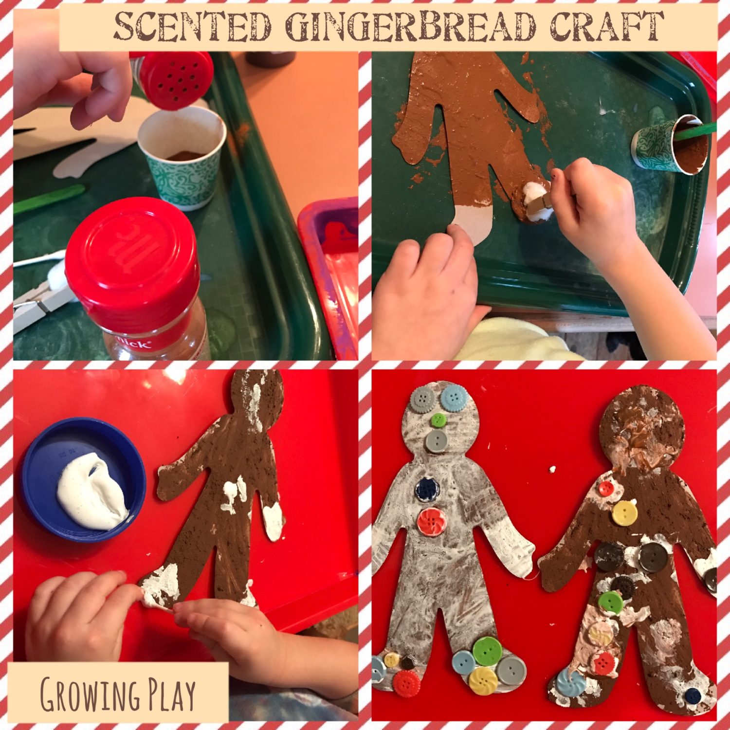 Scented Gingerbread Craft - Growing Play