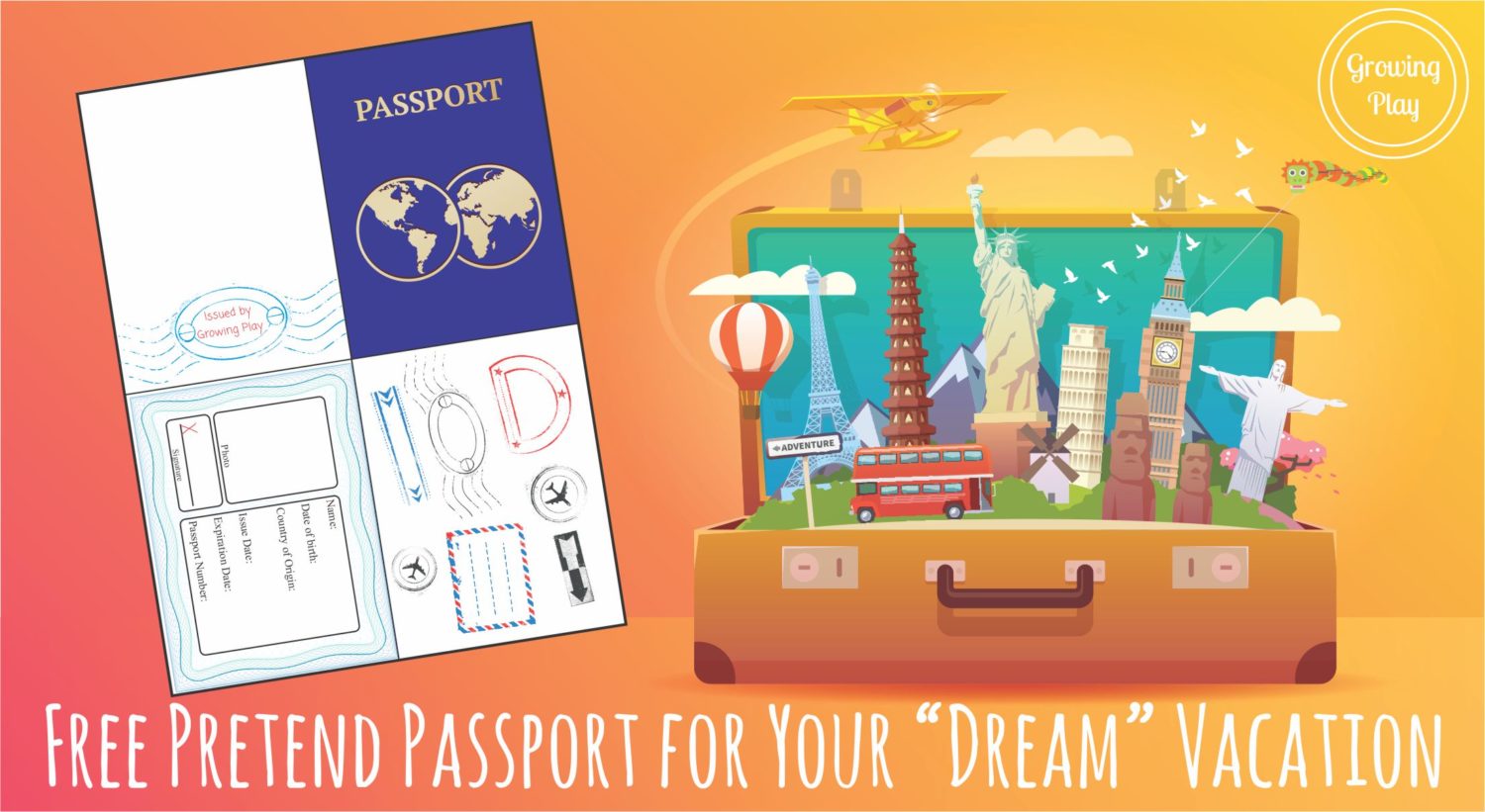 Pretend Play Passport - Growing Play