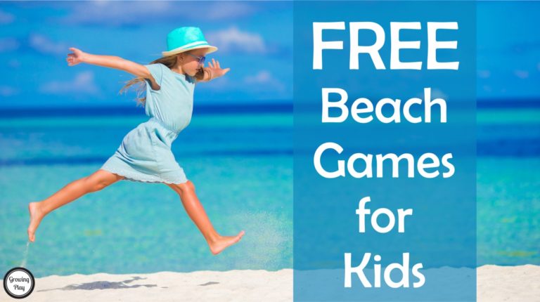 10 FREE Beach Games for Kids - Growing Play