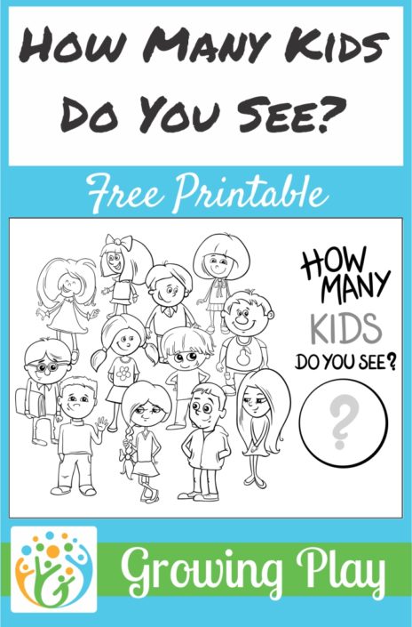 How Many Kids Do You See Counting Activity - Growing Play