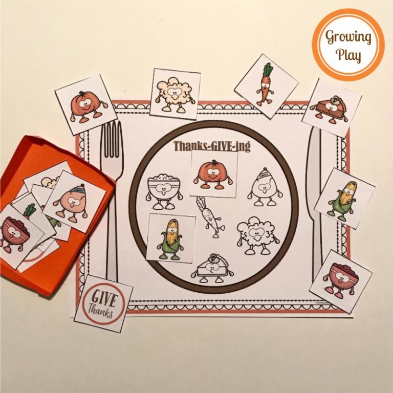 Free Thanksgiving Scavenger Hunts for Home and School - Growing Play