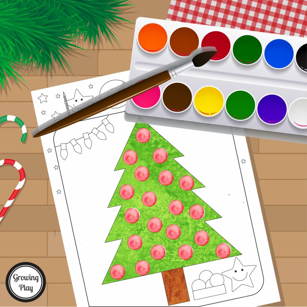 Holiday Prewriting Activity Pages - Growing Play