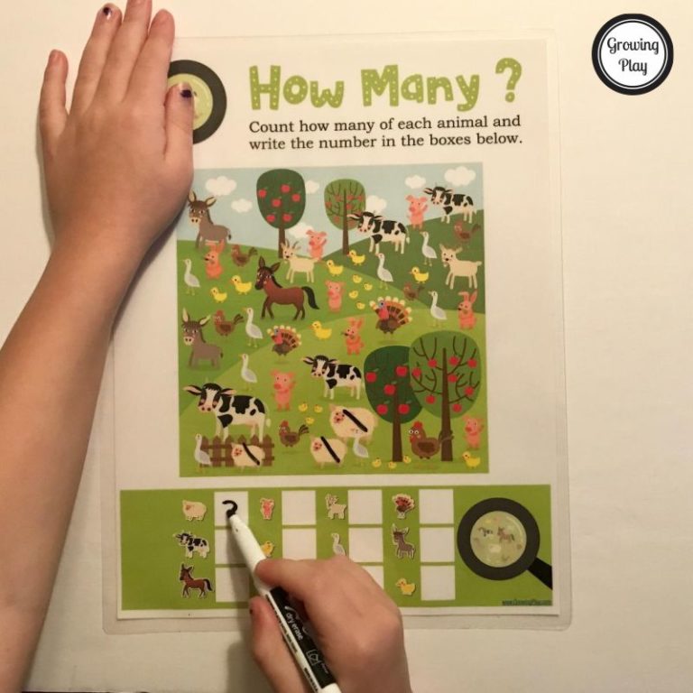 How Many Animals Can You Find? Visual Discrimination Activity - Your ...