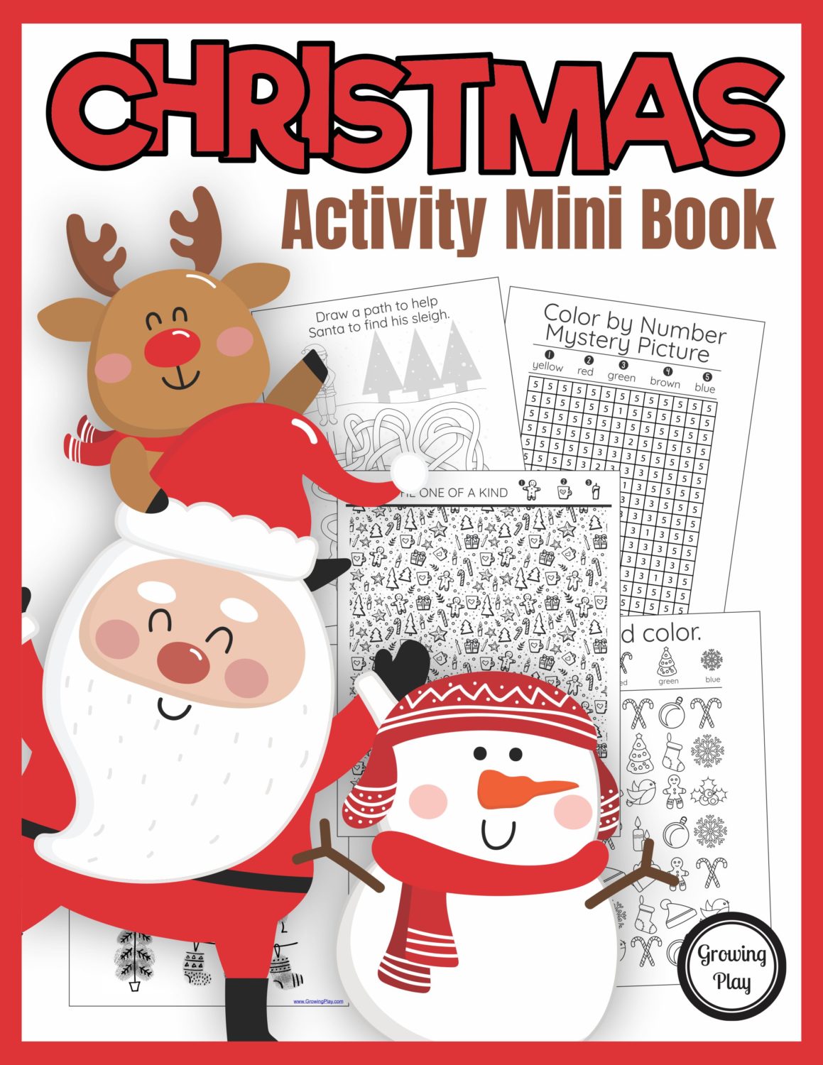 Christmas Activity Book - Growing Play