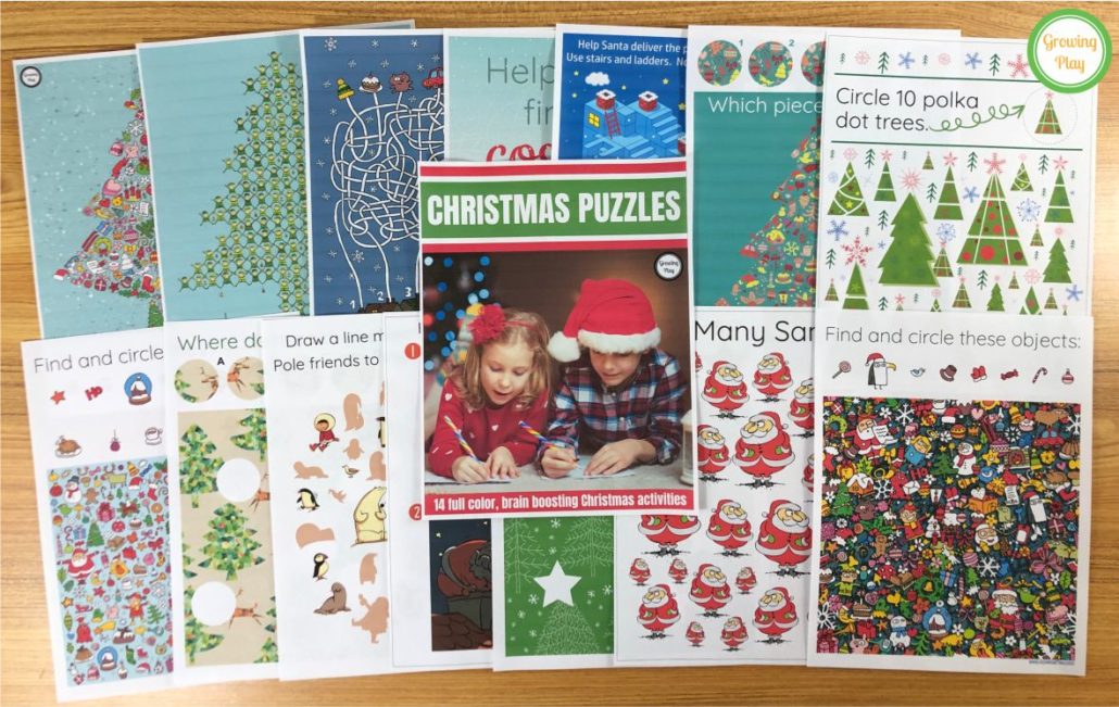Christmas Puzzles Packet - Growing Play