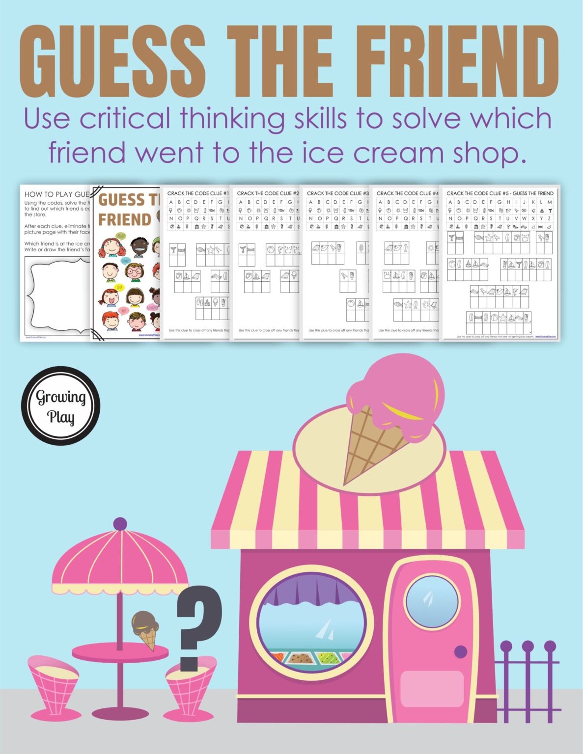 Guess the Friend Mystery Puzzle - Growing Play