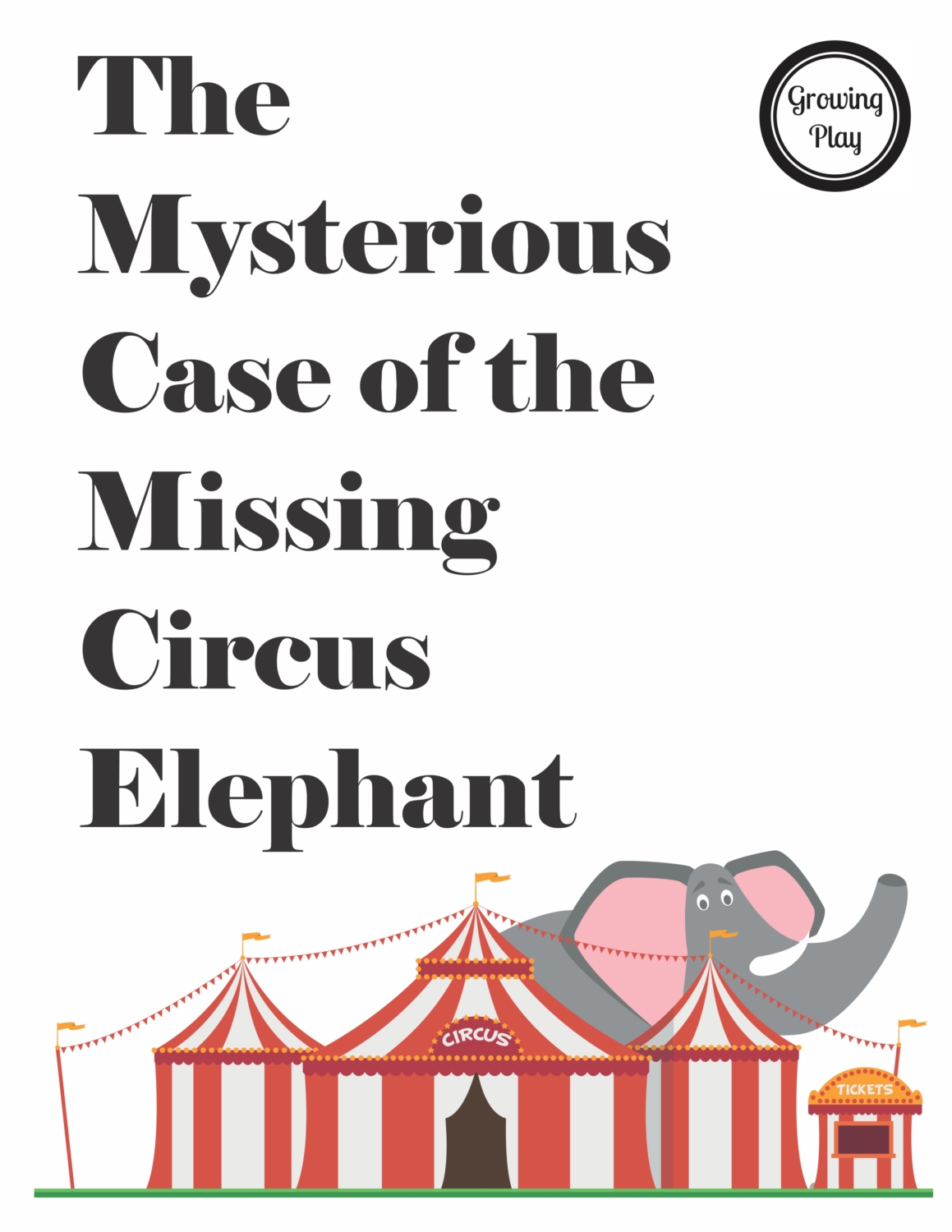 Circus Worksheets Mystery Puzzle - Growing Play