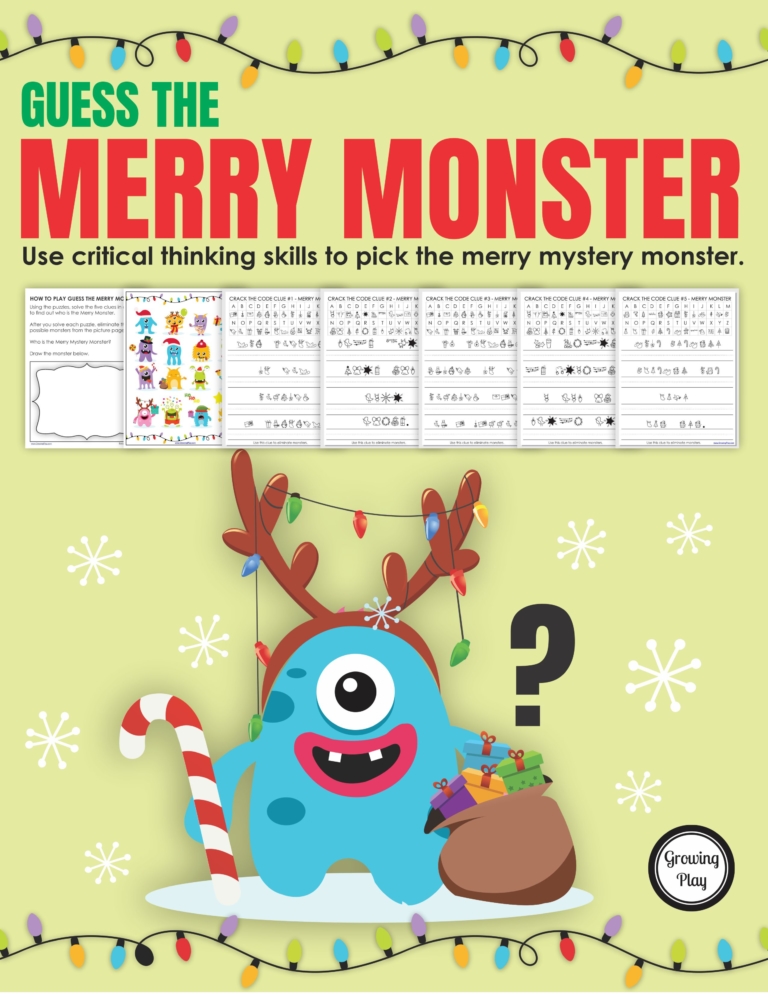 Merry Mystery Monster Puzzle - Growing Play