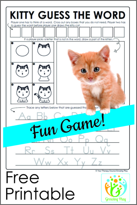 How to Draw a Cute Kitten Game - Growing Play
