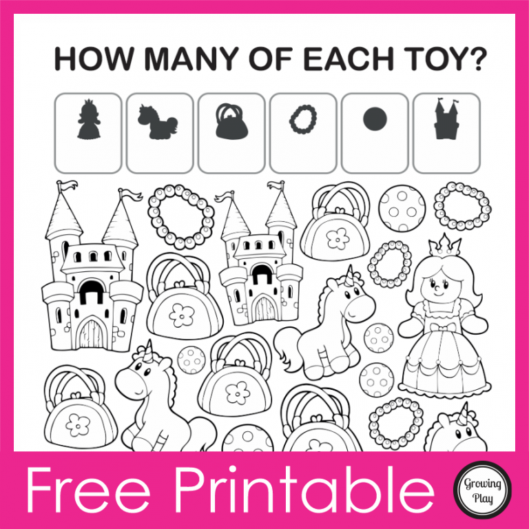 Unicorn Activity Sheet PDF Freebie - Growing Play