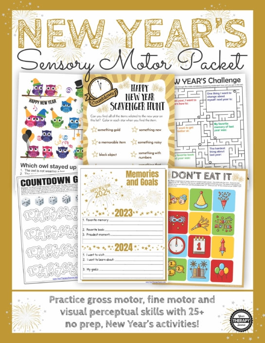 New Year's Games and Activities Packet 2024 - Growing Play