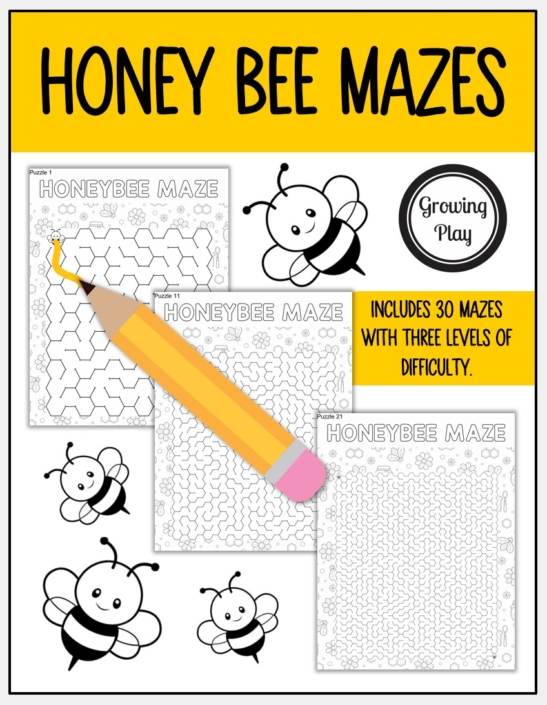 Bee Maze Packet - Growing Play