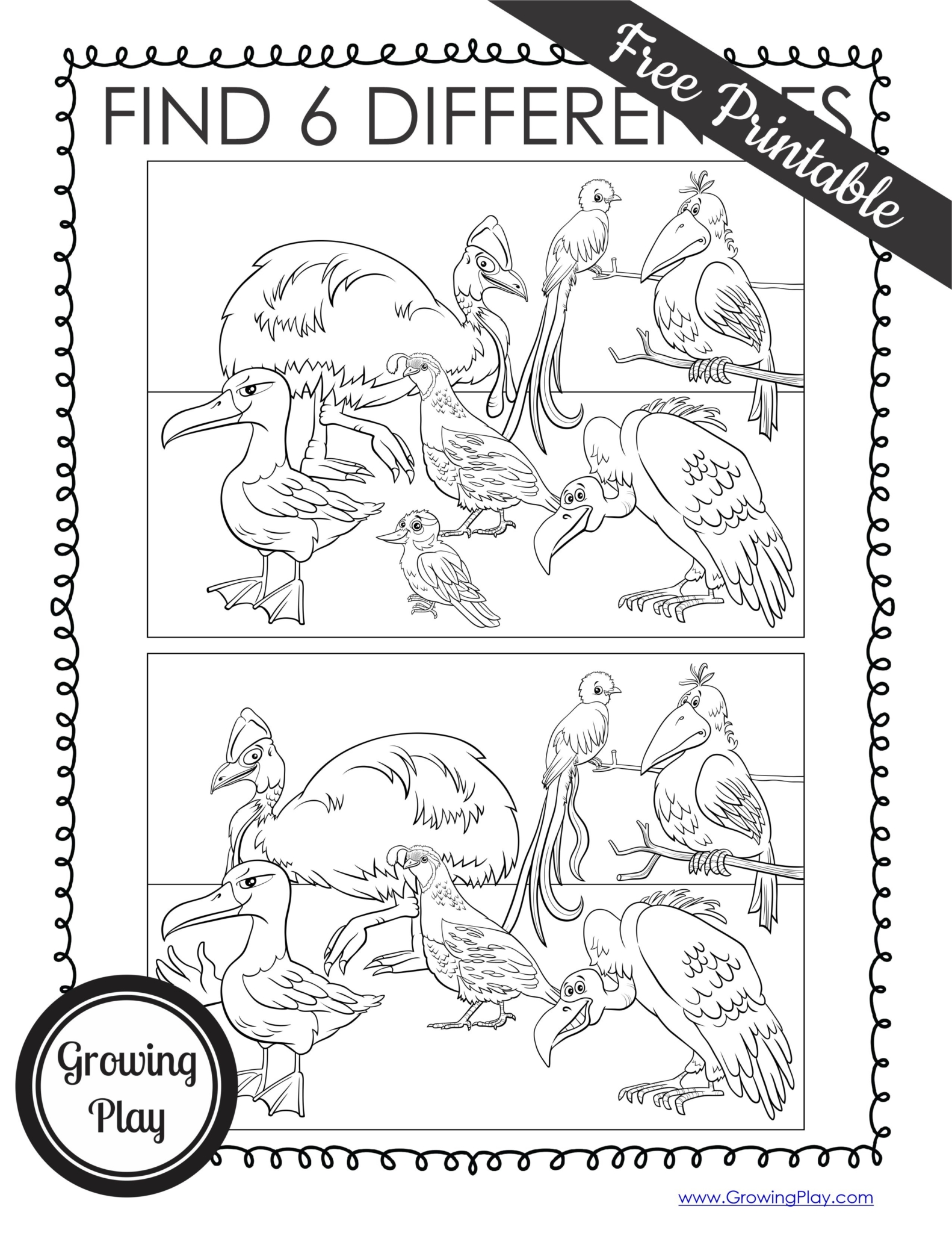 Birds Facts for Kids - Growing Play