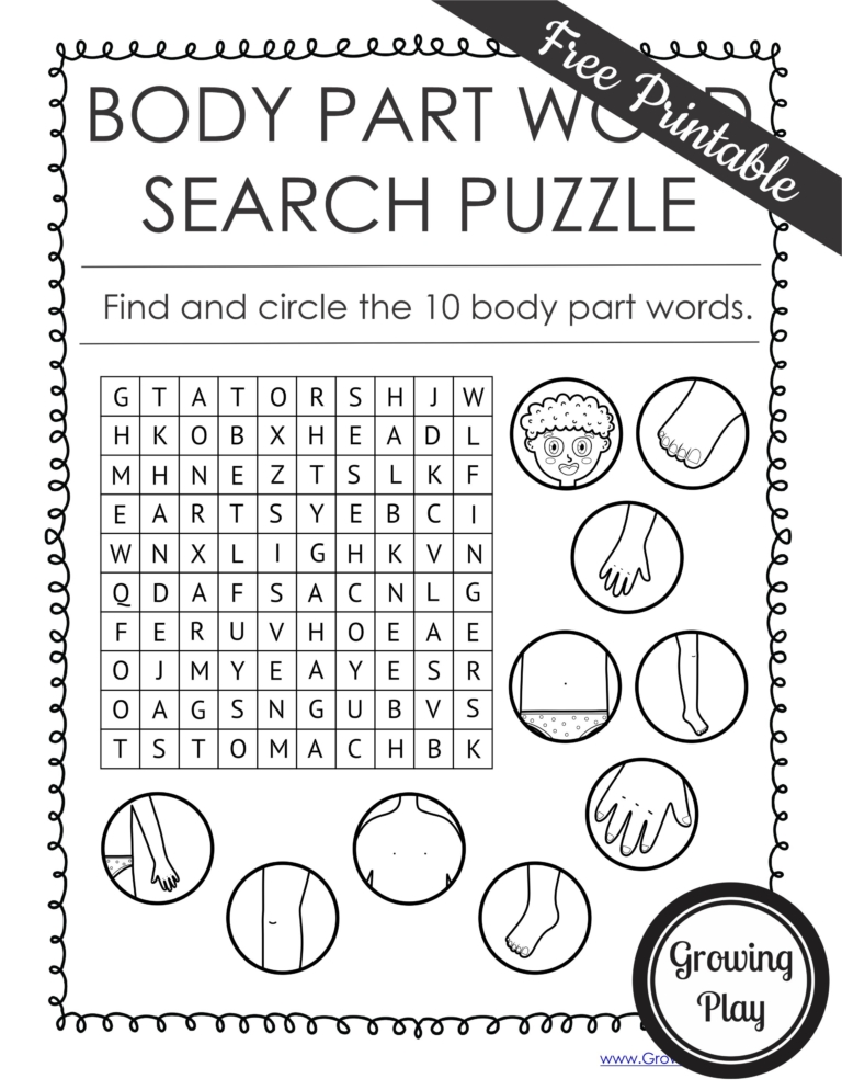 Human Body Facts for Kids - Growing Play