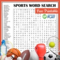 Sports Word Search - Growing Play