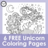 Fancy Unicorn Coloring Pages - FREE Printables - Growing Play
