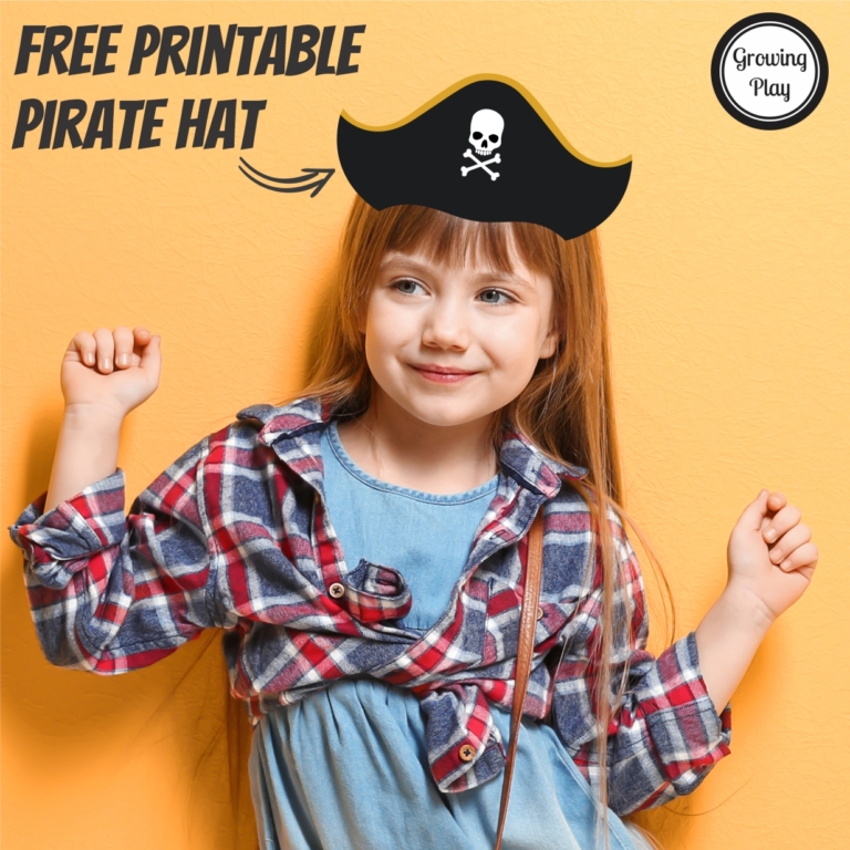 Pirate Hat Printable - FREE PDF - Growing Play
