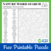 Nature Word Search: A Fun Activity for Nature Lovers - Growing Play