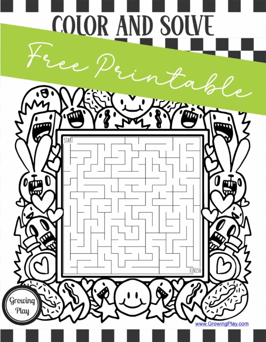 COlor-and-Solve-4 - Growing Play