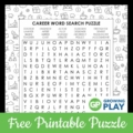 Careers Word Search Puzzle and Answers - Growing Play