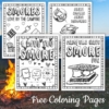 Smore Coloring Page - Free Printables - Growing Play