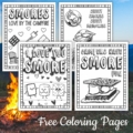 Smore Coloring Page - Free Printables - Growing Play