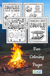 Smore Coloring Page - Free Printables - Growing Play