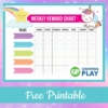 Unicorn Reward Chart - Free Printable - Growing Play