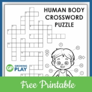 Body Crossword Puzzle Free PDF - Growing Play