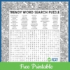 Word Search for Teens - Free Printable Puzzle - Growing Play