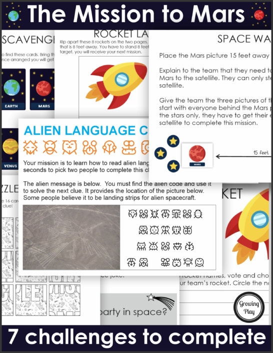 Space Escape Room - Growing Play