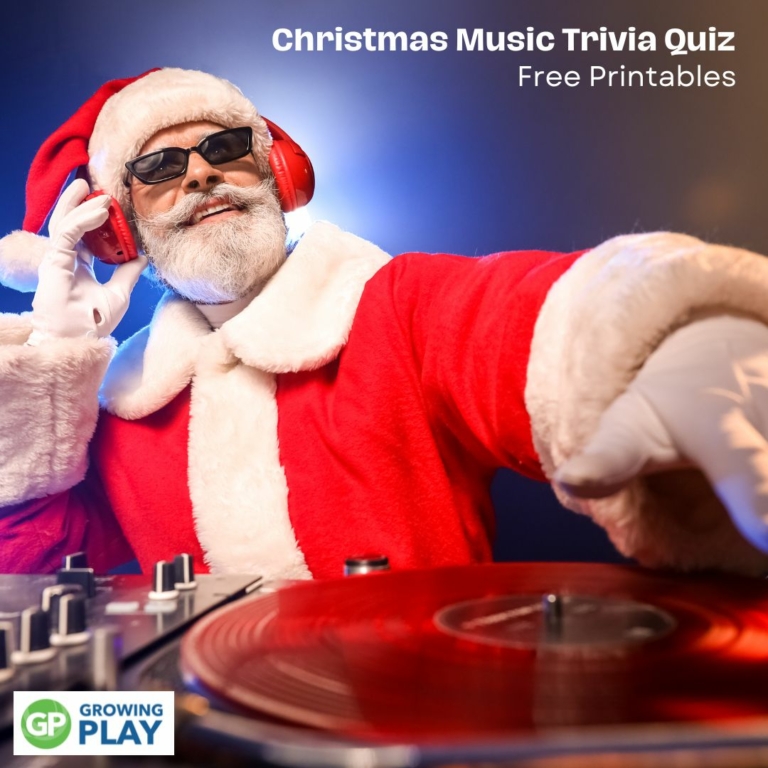Ultimate Christmas Music Trivia Printable Game with Answers - Growing Play