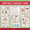 Free Printable Christmas Charades Cards - Fun Game - Growing Play