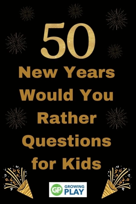 New Years Would You Rather for Kids Questions - FREE Printable ...