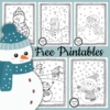 Cute Snowman Coloring Pages - Free Printable - Growing Play