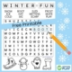 Easy Winter Word Search Free Printable for Kids - Growing Play