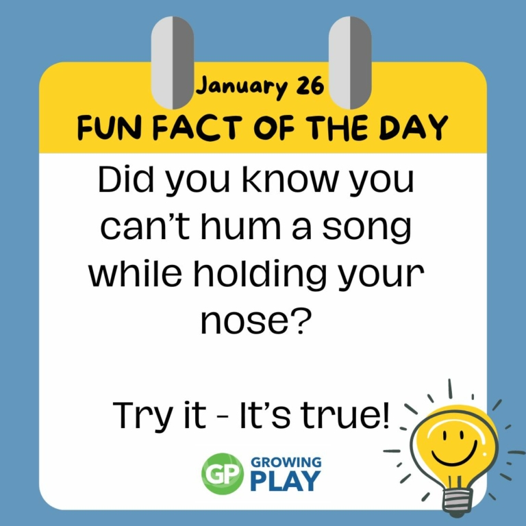 January 25 Fact of the Day for Kids - Growing Play