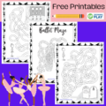 Ballet Maze Free Printable - Growing Play