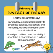 February 13 - Fun Fact for Today for Kids - Growing Play