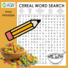 Cereal Word Search Printable - Free PDF - Growing Play