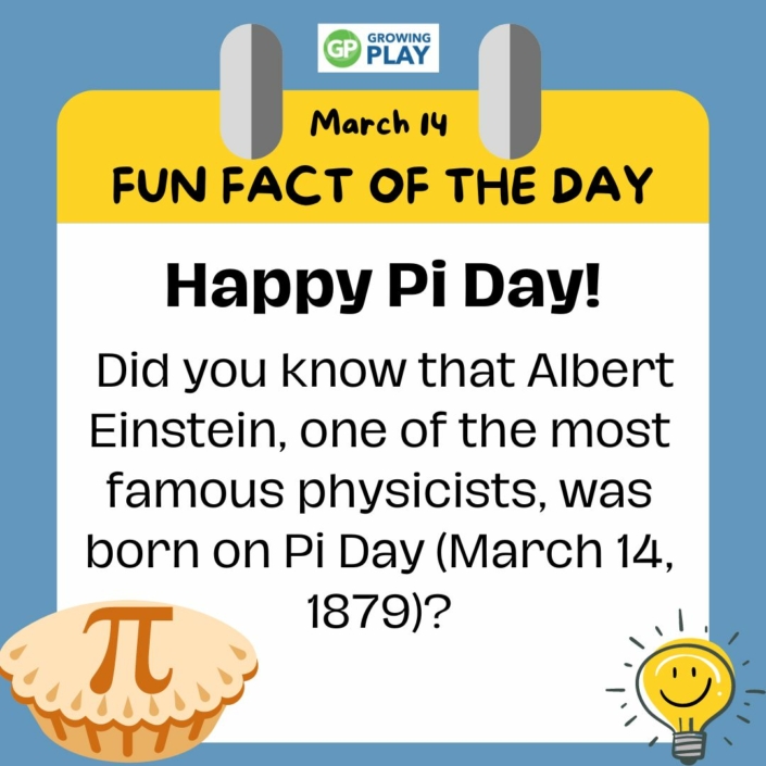 March 14 - Pi Facts for Kids - Growing Play