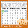 Pi Word Search Free Printable - Growing Play