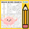 Brain Word Search Printable - Free PDF - Growing Play