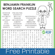 Word Search Puzzles Printable - Growing Play