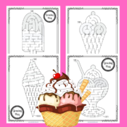 Ice Cream Mazes Printable Free PDF - Growing Play