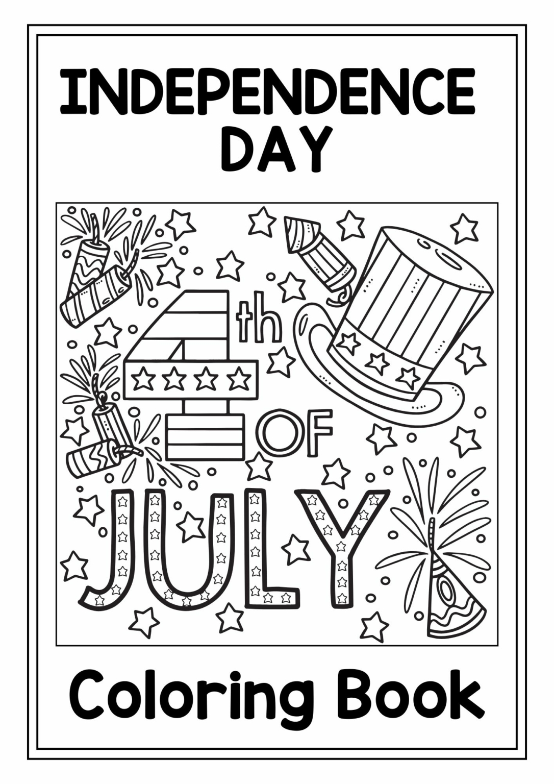 July 4th Coloring Pages Free Printable - Growing Play