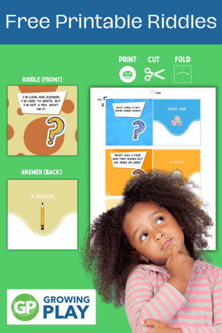 Free Riddles for Kids Printable - Growing Play