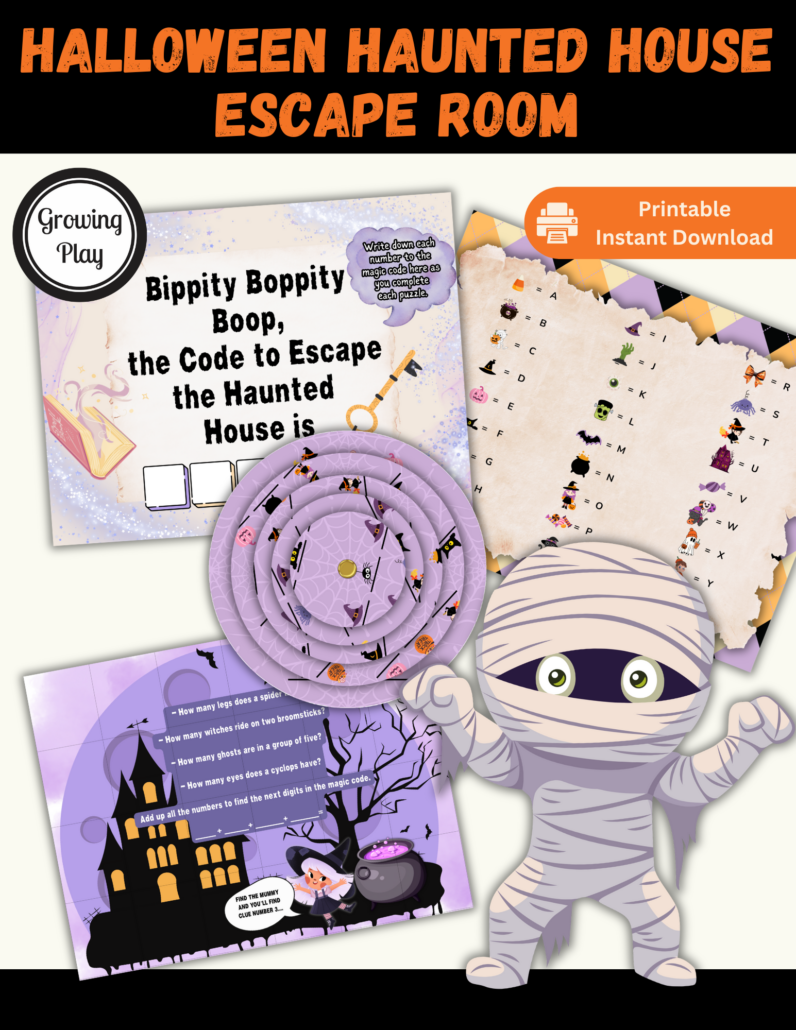 Halloween Haunted House Escape Room - Growing Play
